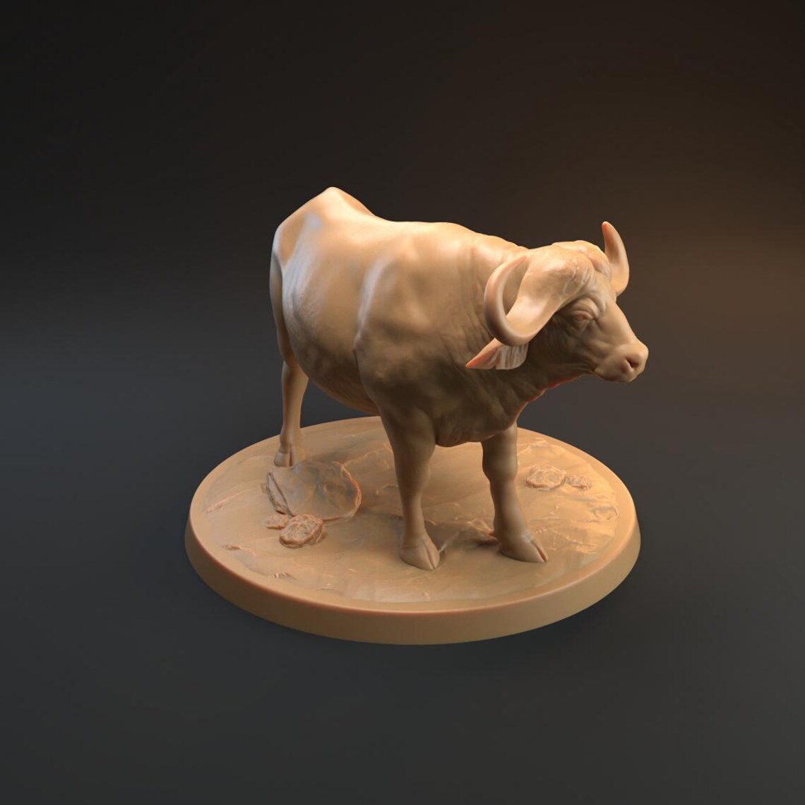 Animal Water Buffalo Model OTH062 FDM 3D Print STL File for 3D Printing ...