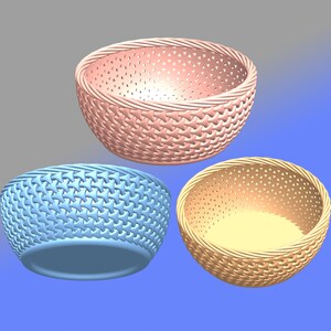 Basket Model-a66 3D Print STL File for 3D Printing - Etsy