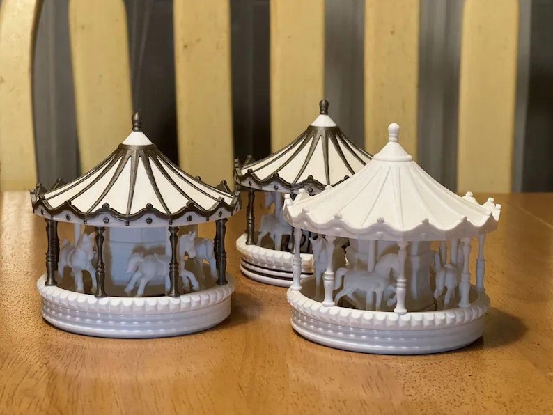 Carousel Model OTH193 3D Print STL File （split） - Etsy UK
