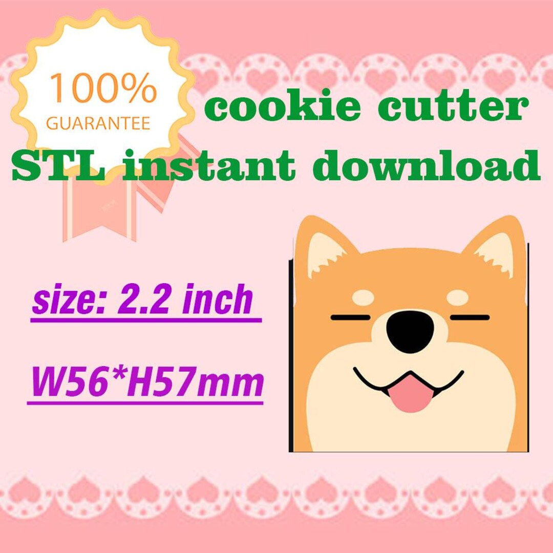 Cookie Cutter Corgi Dog Model CC017 STL File for 3D Printing - Etsy