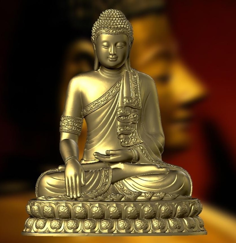 Buddha Model OTH006 STL File for 3D Printing（whole） - Etsy