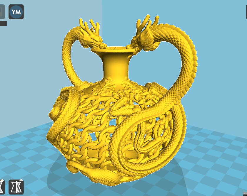 Dragon Flowerpot Model-a35 FDM 3D Print STL File for 3D - Etsy