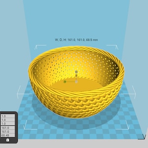 Basket Model-a66 3D Print STL File for 3D Printing - Etsy