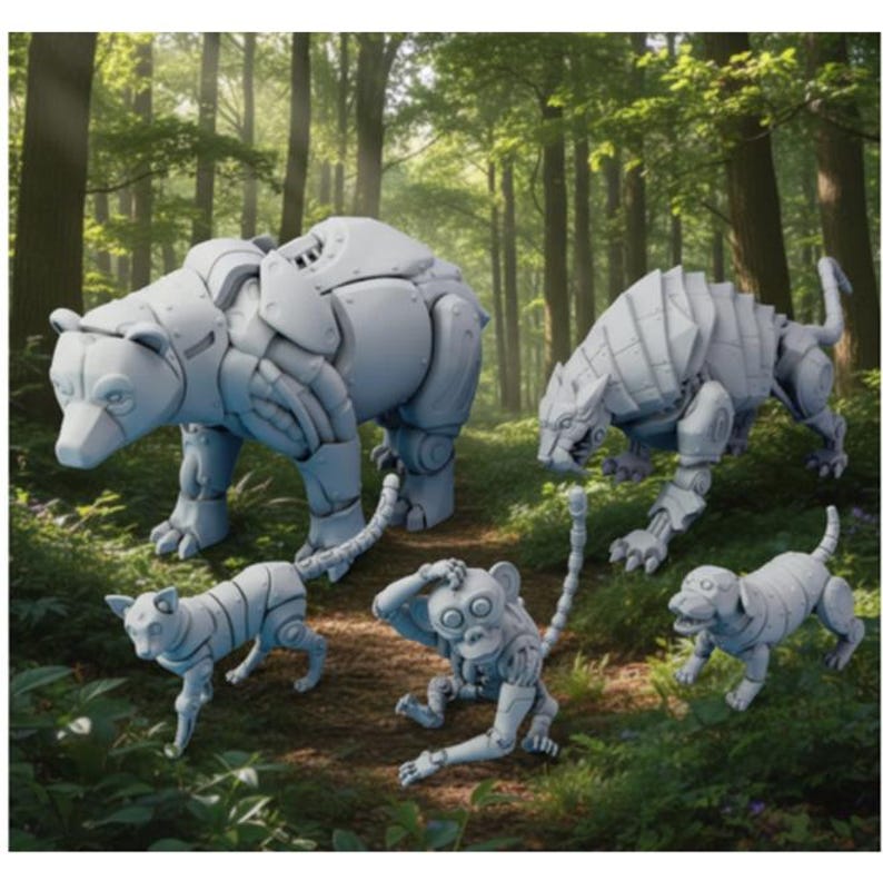 Mechanical Animals Model OTH079 STL File for 3D Printing - Etsy