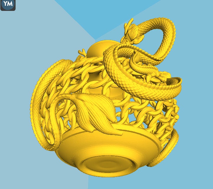 Dragon Flowerpot Model-a35 FDM 3D Print STL File for 3D - Etsy