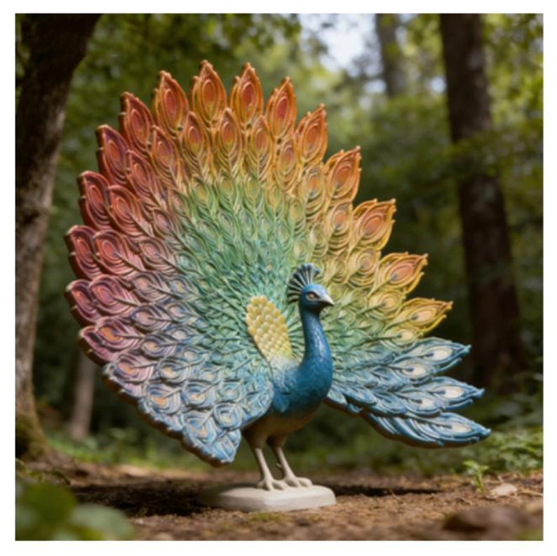 Animal Peacock Model OTH088 STL File for 3D Printing - Etsy