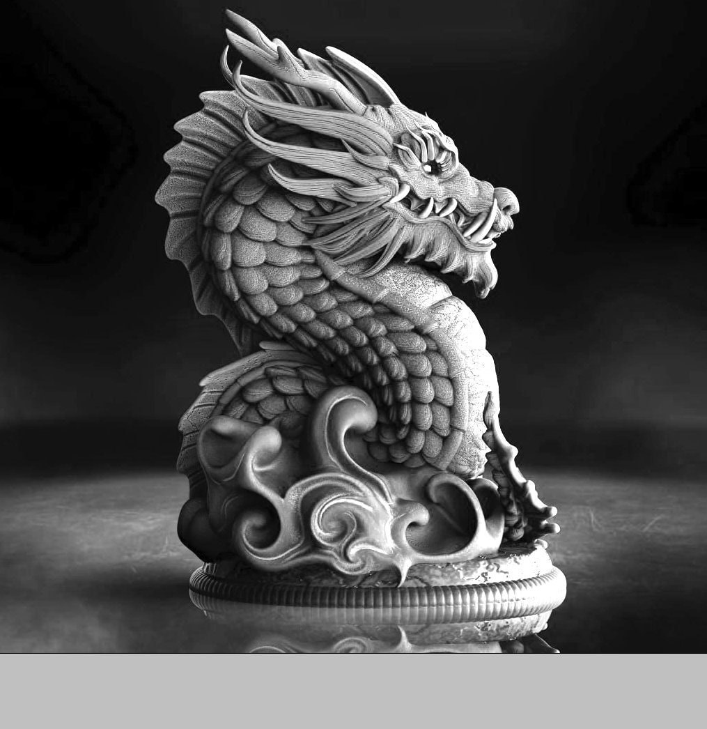 Furnishing Chinese Dragon Model OTH025 FDM 3D Print STL File for 3D ...