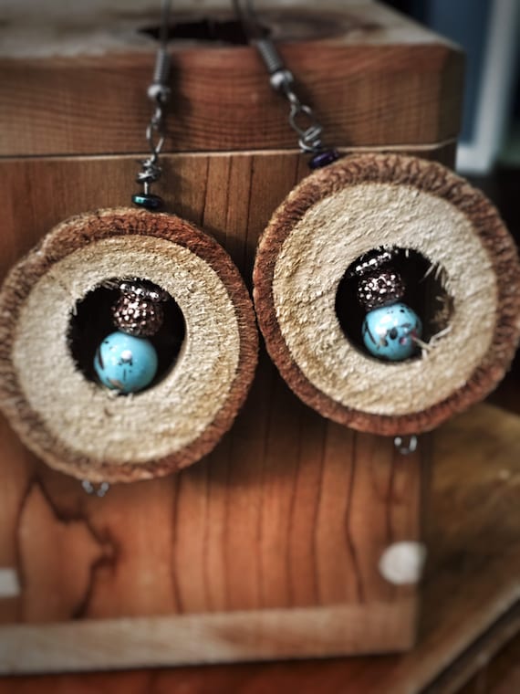 Earrings Handmade Earrings Etsy Earrings Wood Earrings - Etsy