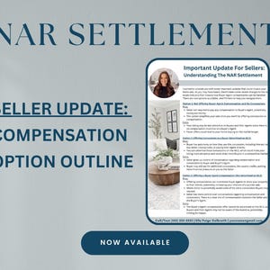 NAR Settlement Seller Update & Compensation Option Outline - Etsy