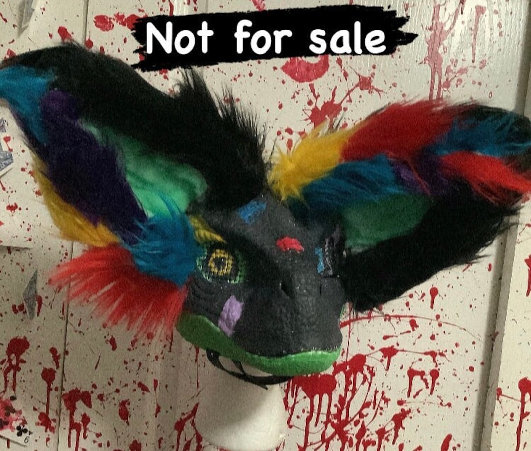 Custom Short Ear Raptor Mask - Etsy