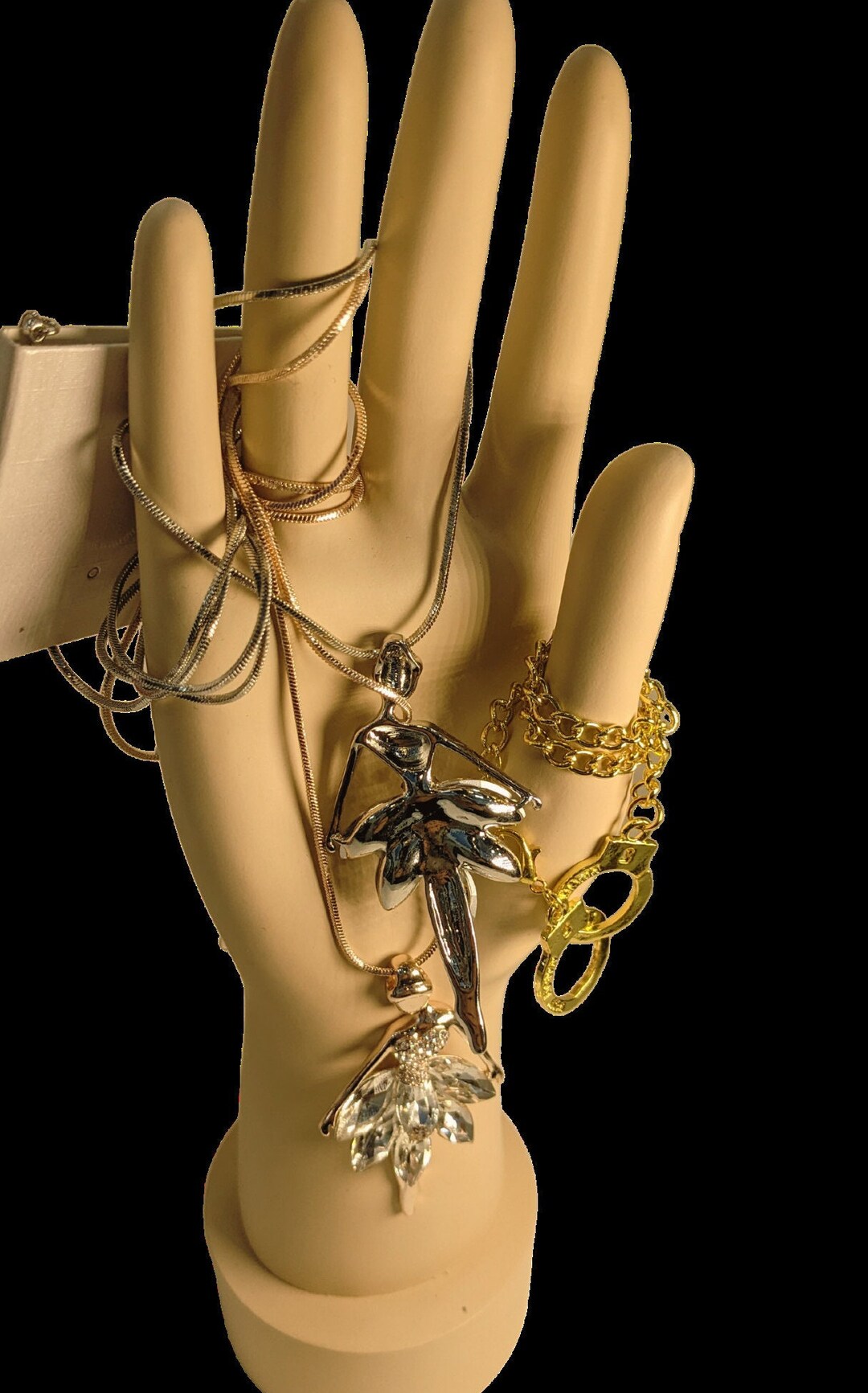 Elegant Jewelry Display Mannequin Stand Hand-shaped : Showcase Your ...