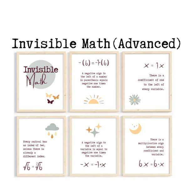 Math Decor - Etsy