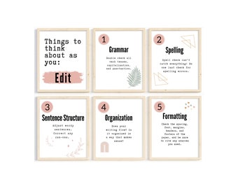 Parts of Speech Poster English Grammar Printable English - Etsy