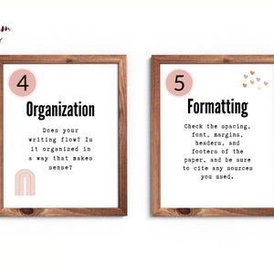 Grammar Poster Set High School English Classroom Posters Middle School ...