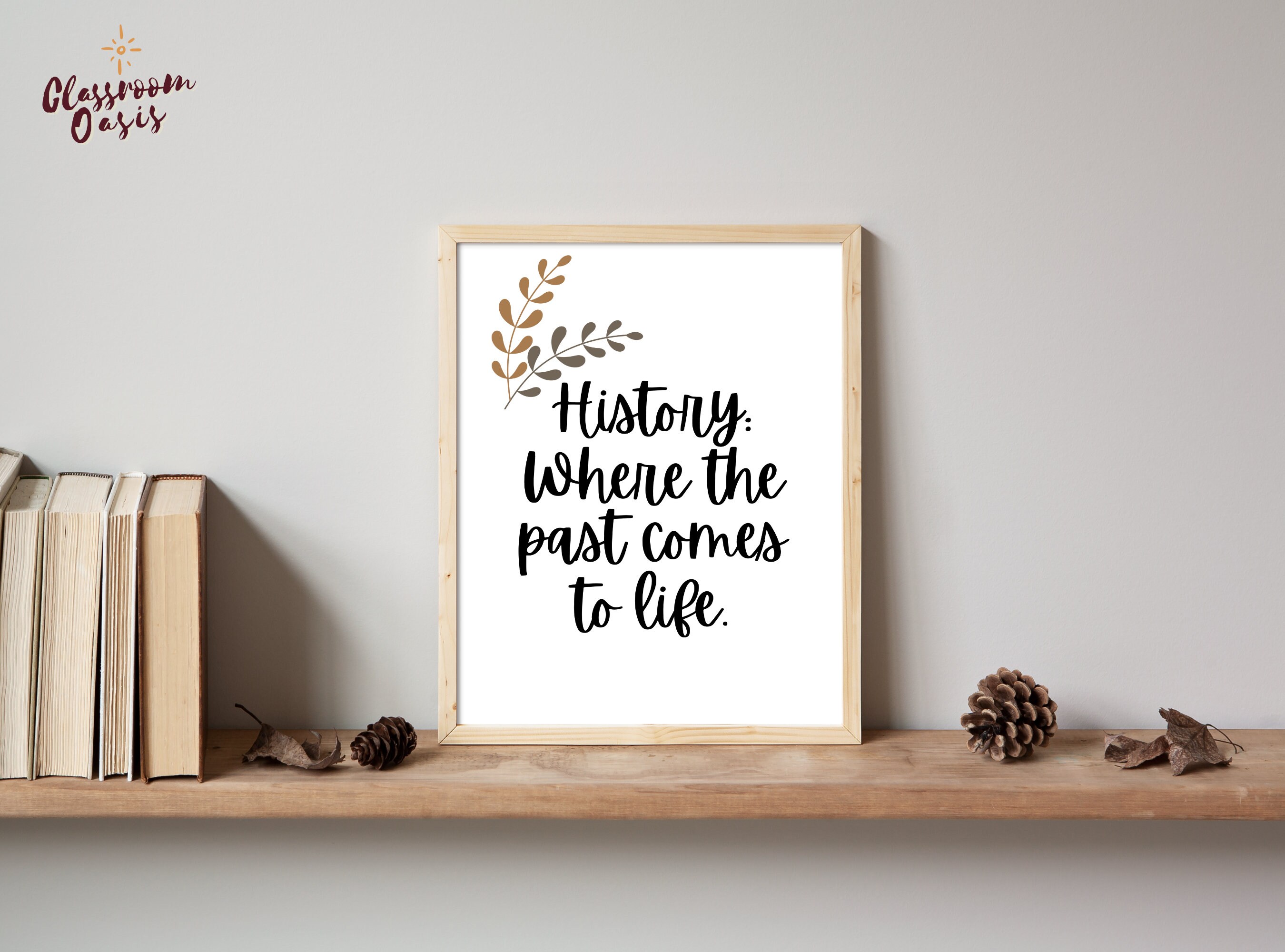 History Classroom Poster Middle School Classroom Decor - Etsy