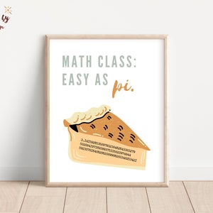 Printable Math Classroom Poster; Math Wall Art; Boho Math Classroom ...