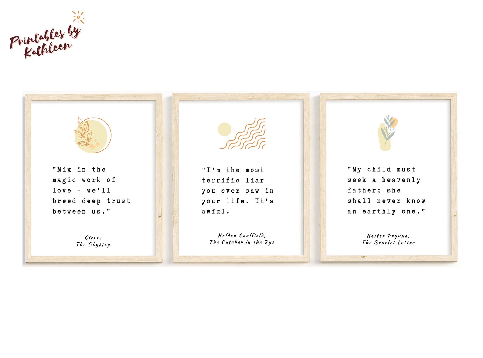 Literary Posters; English Classroom Decoration; High School English ...