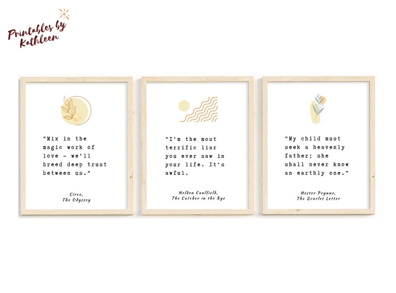 Literary Posters English Classroom Decoration High School - Etsy