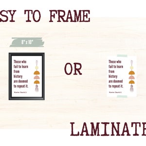 History Class Decor; History Classroom Posters - Printable; Quotes ...