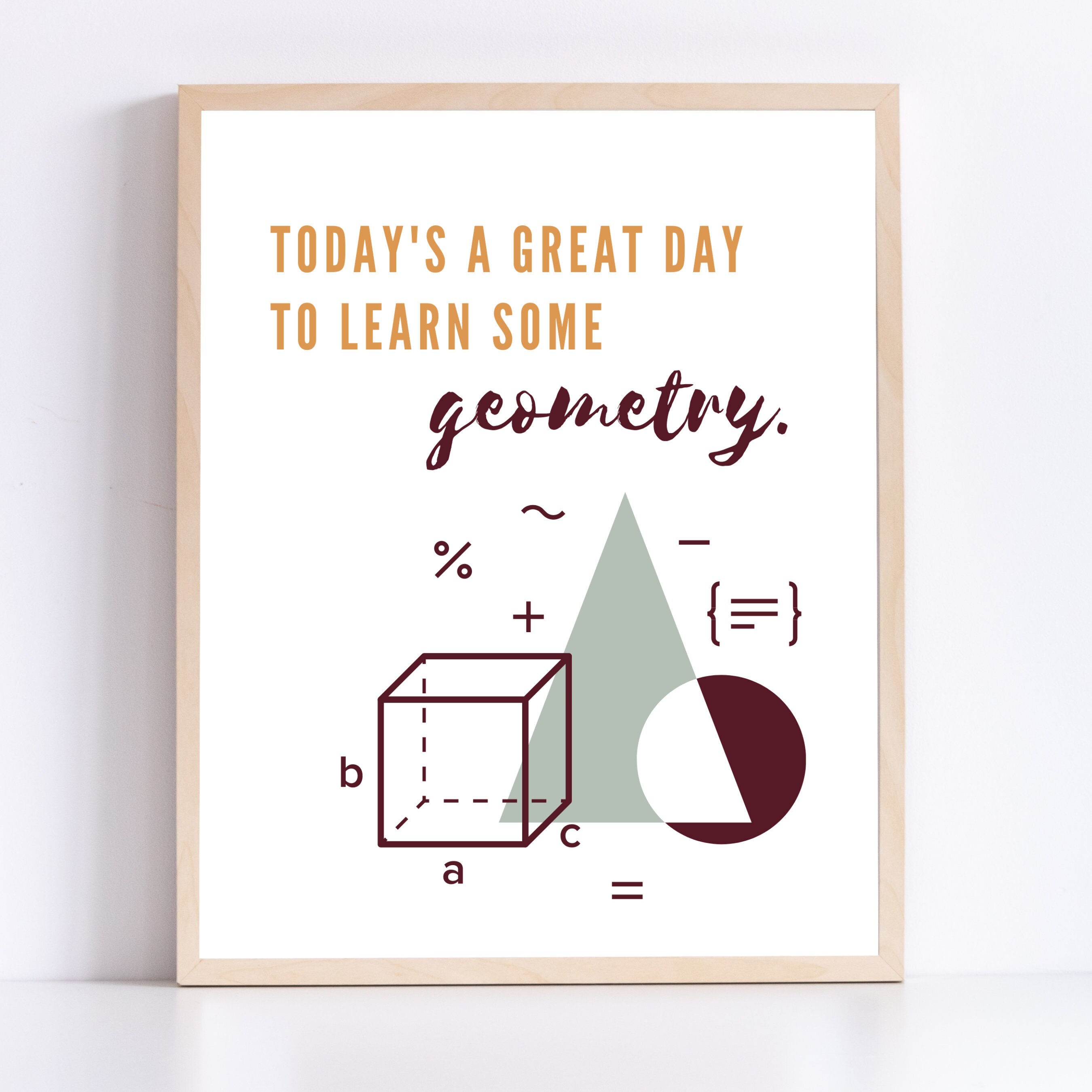 Geometry Classroom Decor High School Math Posters Geometry - Etsy
