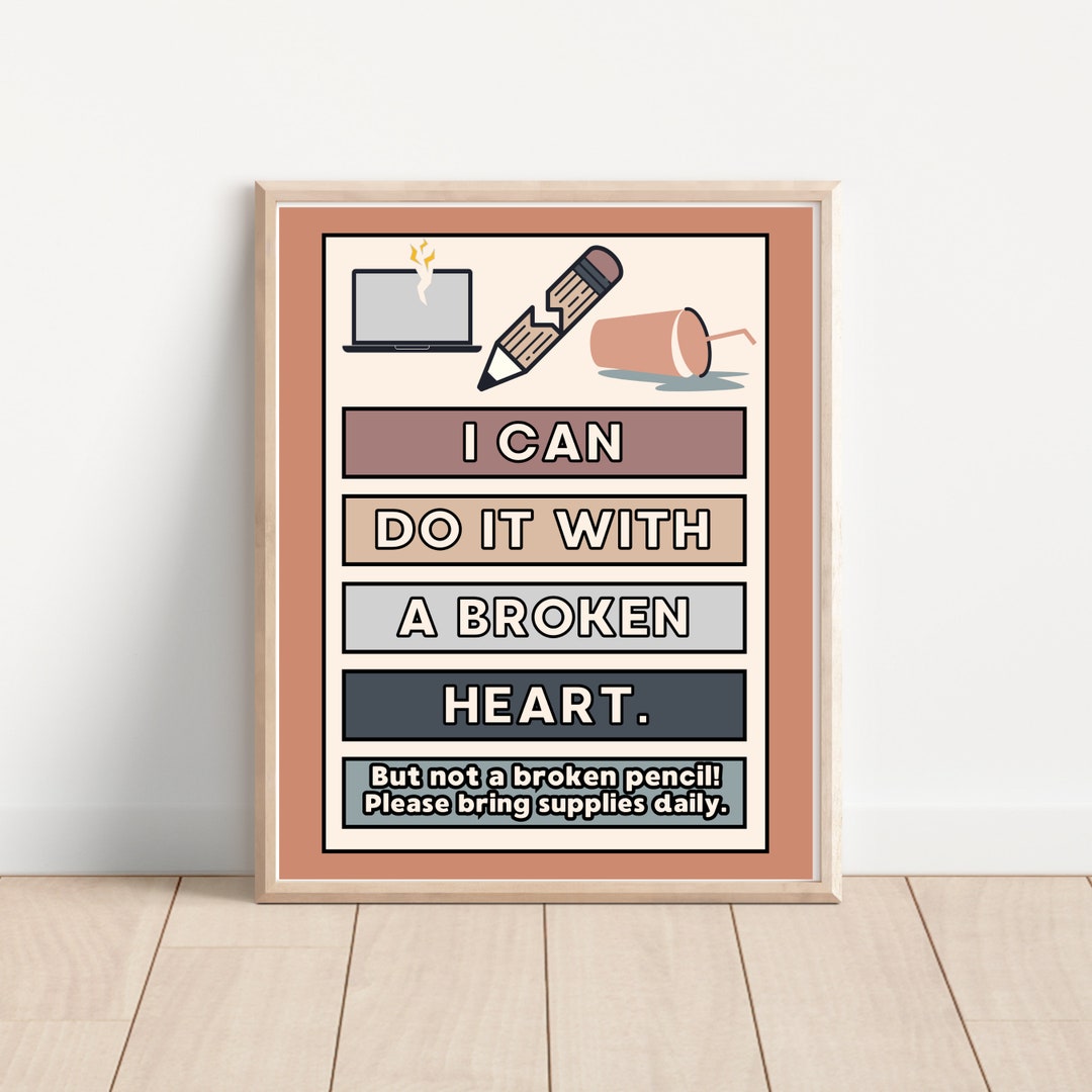 High School English Classroom Poster; Middle School Swiftie Teacher ...