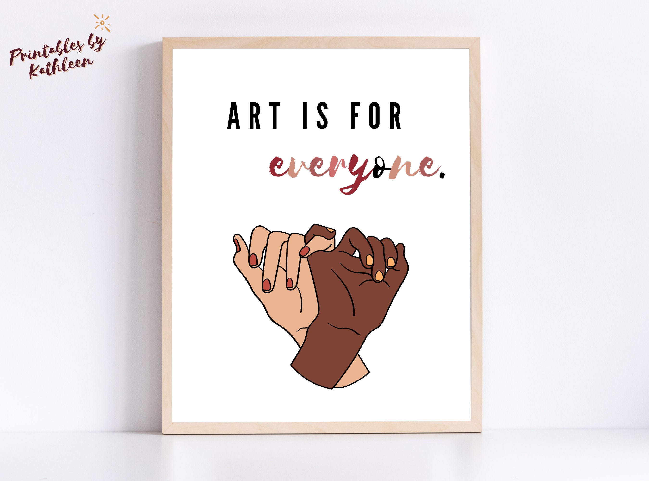 Art Teacher Poster; Inclusive Classroom Wall Decor; Art Teacher Sign ...