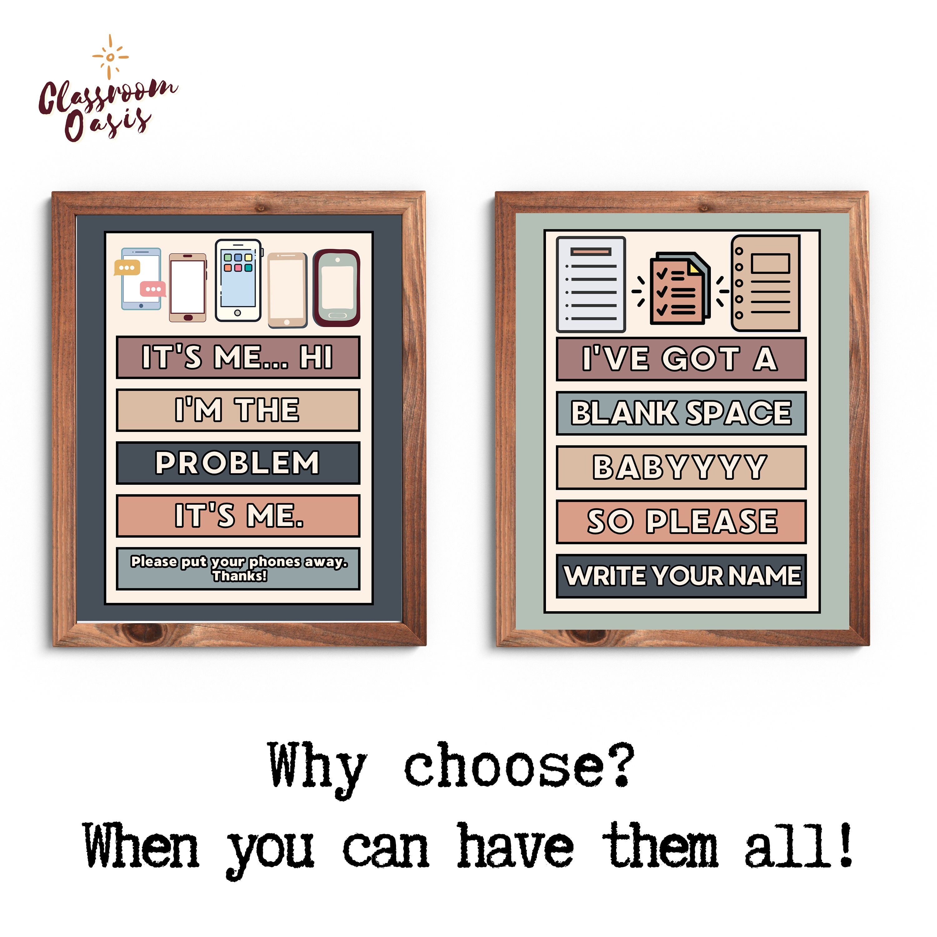 Swiftie Classroom Poster BUNDLE - Includes All 6 of My T. Swift ...