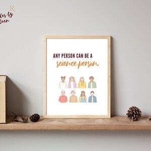 Printable Science Classroom Poster - Diversity and Inclusion; High ...