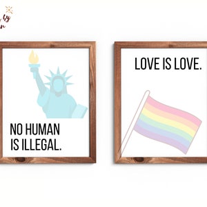Inclusive Classroom Posters; Social Justice Art; Equality Poster Set ...