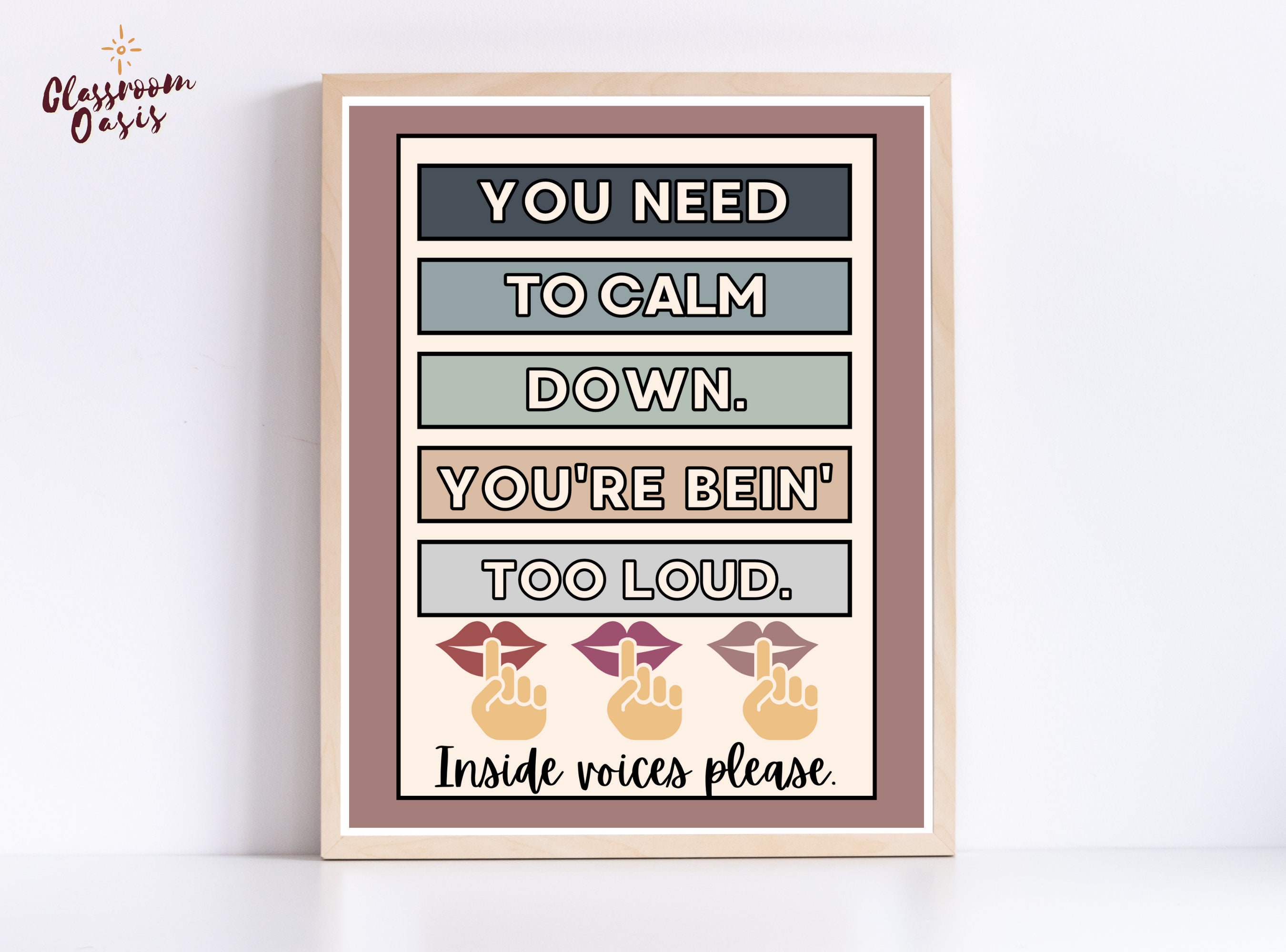 You Need to Calm Down Classroom Poster Swiftie Teacher Classroom ...