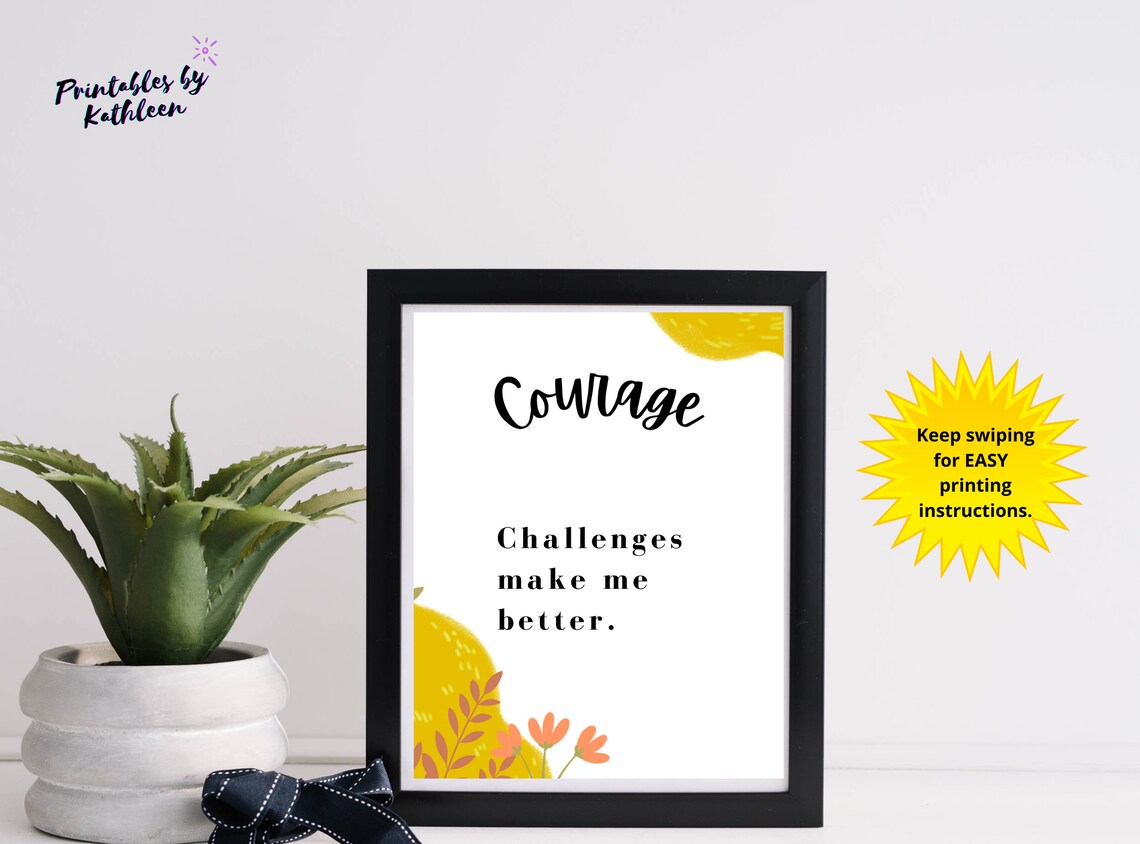 Growth Mindset Posters Positive Affirmations For The | Etsy