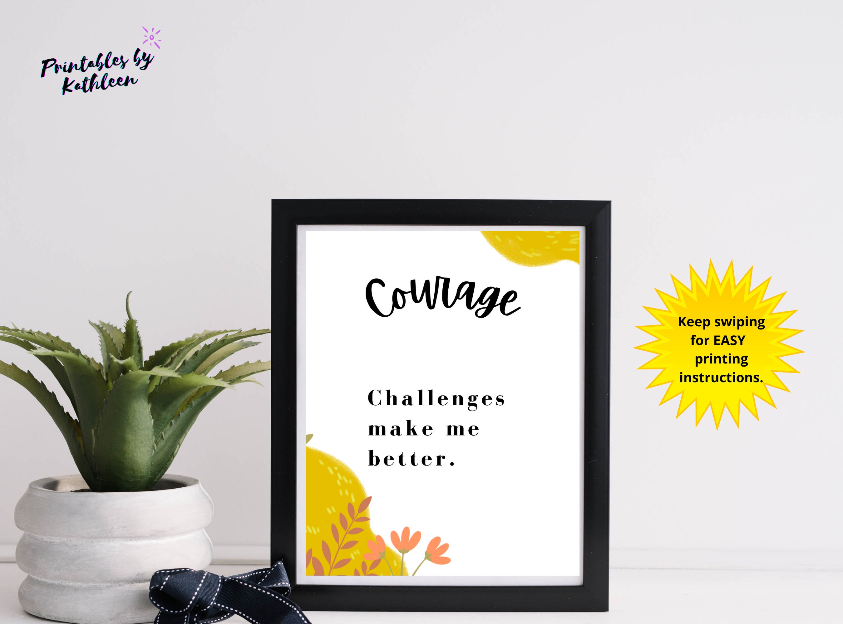 Growth Mindset Posters Positive Affirmations For The | Etsy