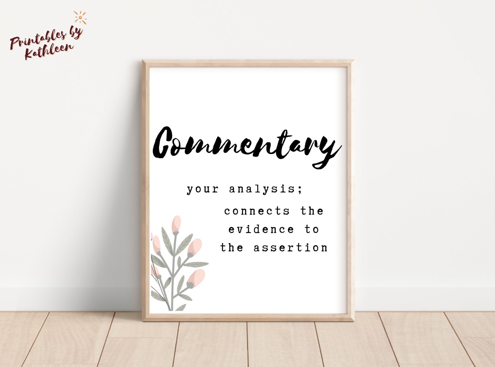 High School English Classroom Posters Middle School ELA Posters Writing ...