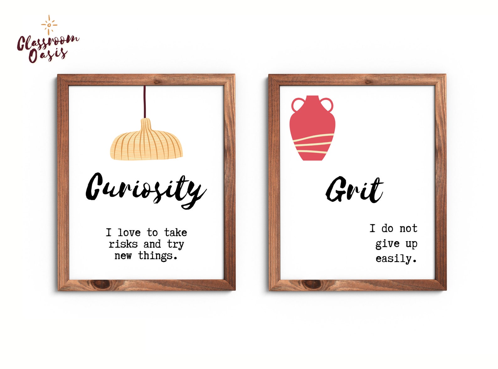 Growth Mindset Posters; Positive Affirmations; Boho Classroom Decor ...
