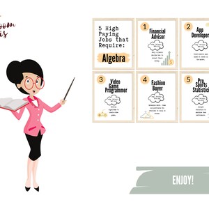 Math Classroom Decor High School Algebra Posters Pre Algebra - Etsy