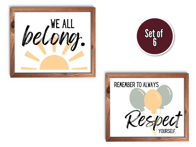 Respect Posters; Boho Classroom Decor; Class Expectations Sign ...