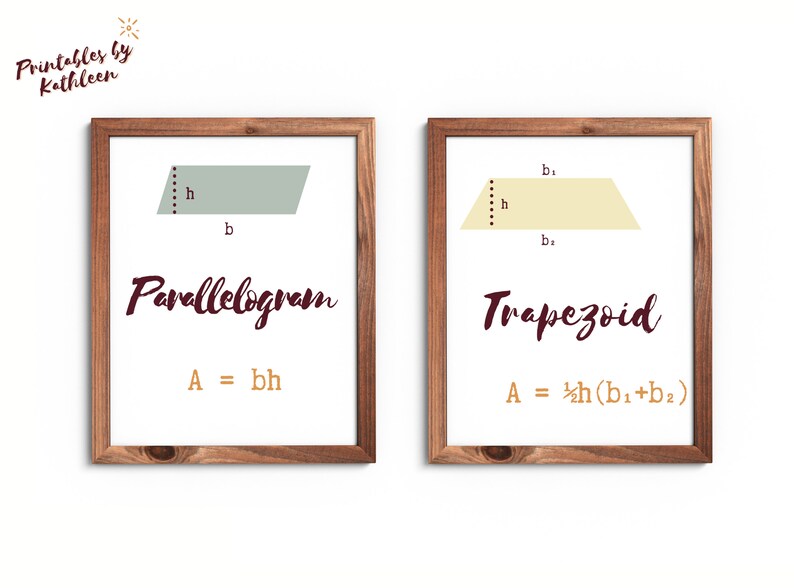 Printable Geometry Posters Geometry Classroom Decoration - Etsy