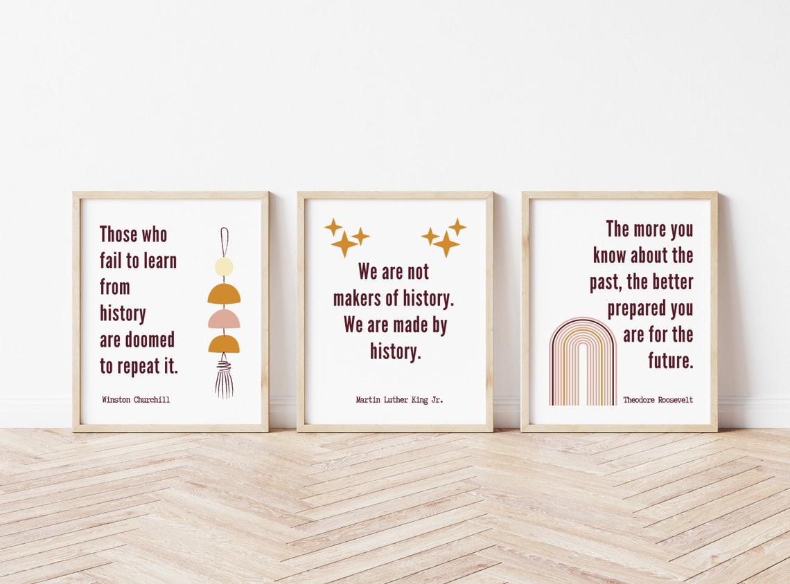 History Class Decor History Classroom Posters Printable - Etsy