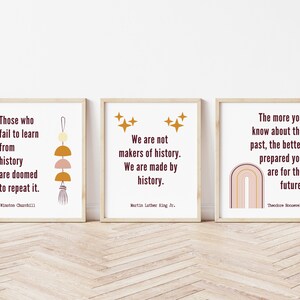 History Class Decor; History Classroom Posters - Printable; Quotes ...