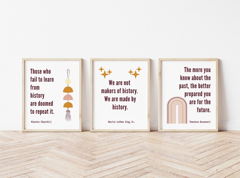 History Class Decor History Classroom Posters Printable - Etsy