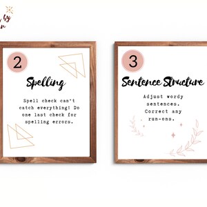 Grammar Poster Set High School English Classroom Posters - Etsy