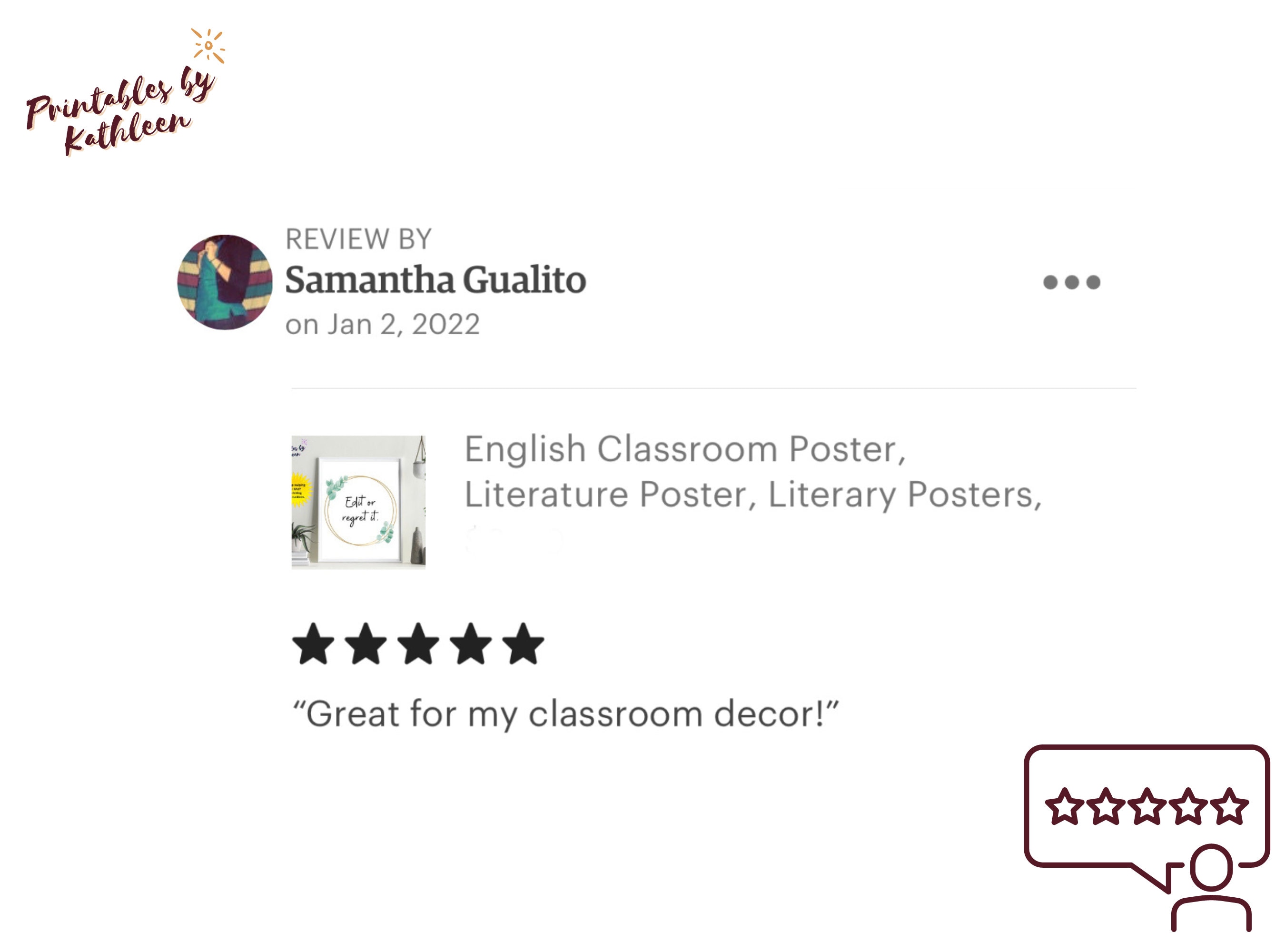 English Classroom Grammar Poster; Printable English Teacher Poster ...