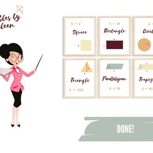 Printable Geometry Posters Geometry Classroom Decoration - Etsy