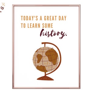 History Classroom Poster; History Classroom Decoration; Social Studies ...