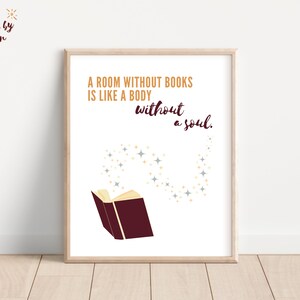 Reading Poster; Literature Poster; English Classroom Poster; Boho ...
