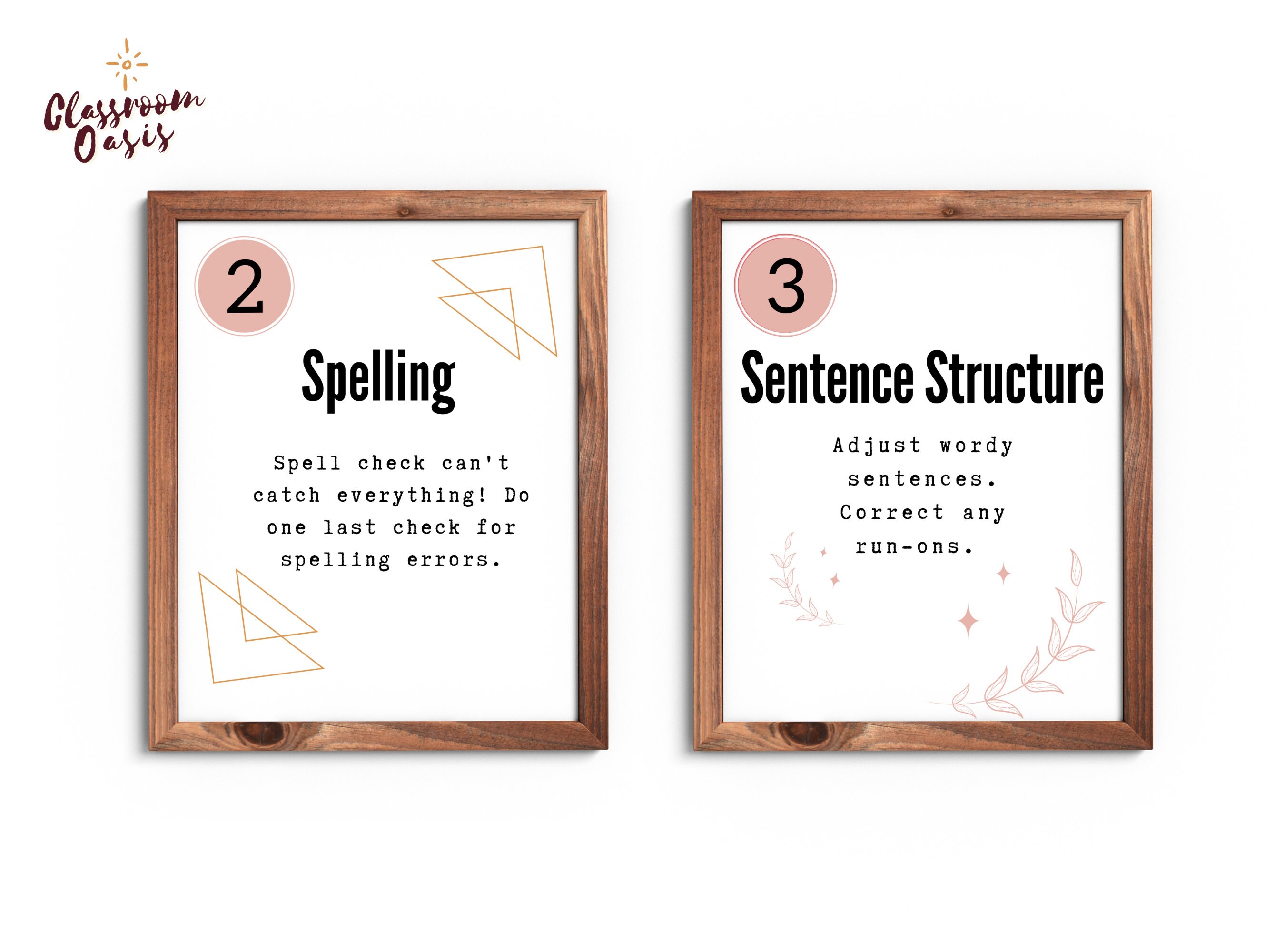 Grammar Poster Set High School English Classroom Posters - Etsy
