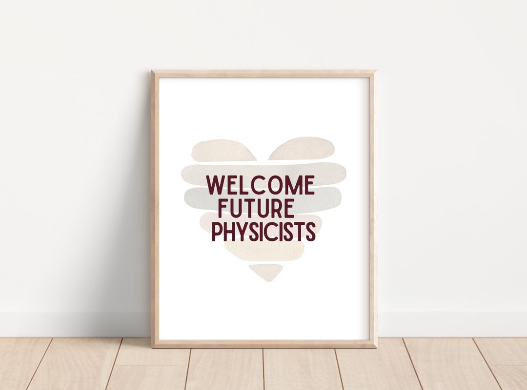 Physics Poster; Science Classroom Decor; Physics Print; Physics Wall ...