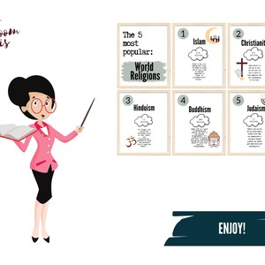 Religious Studies Classroom Posters; World History Classroom Decoration ...