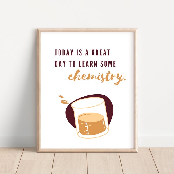 Chemistry Poster - Etsy