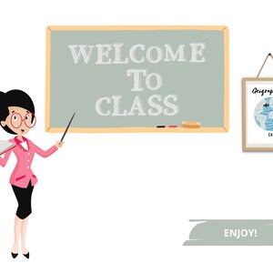 World Geography Classroom Poster; Social Studies Wall Art; Printable ...